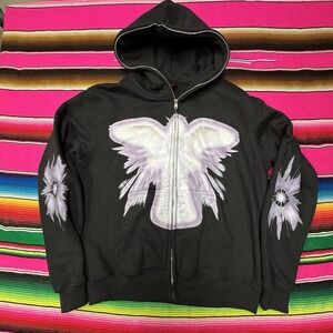 Sent From Heaven | Shirts | Y2k Emo Hoodie Mens L Sent From Heaven Full ...